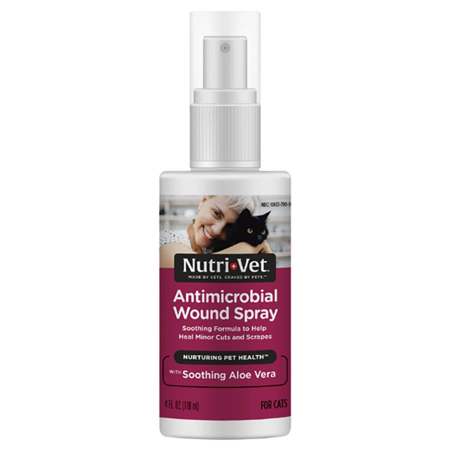 Nutri-Vet Antimicrobial Wound Spray for Cats