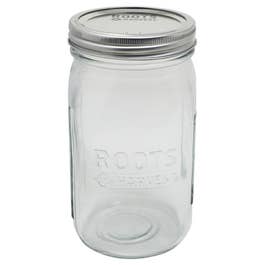 Roots & Harvest Wide Mouth Quart Canning Jars