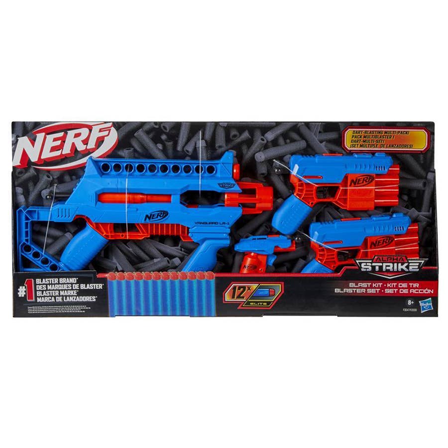 NERF Alpha Strike Battalion Set 4 pk Blasters