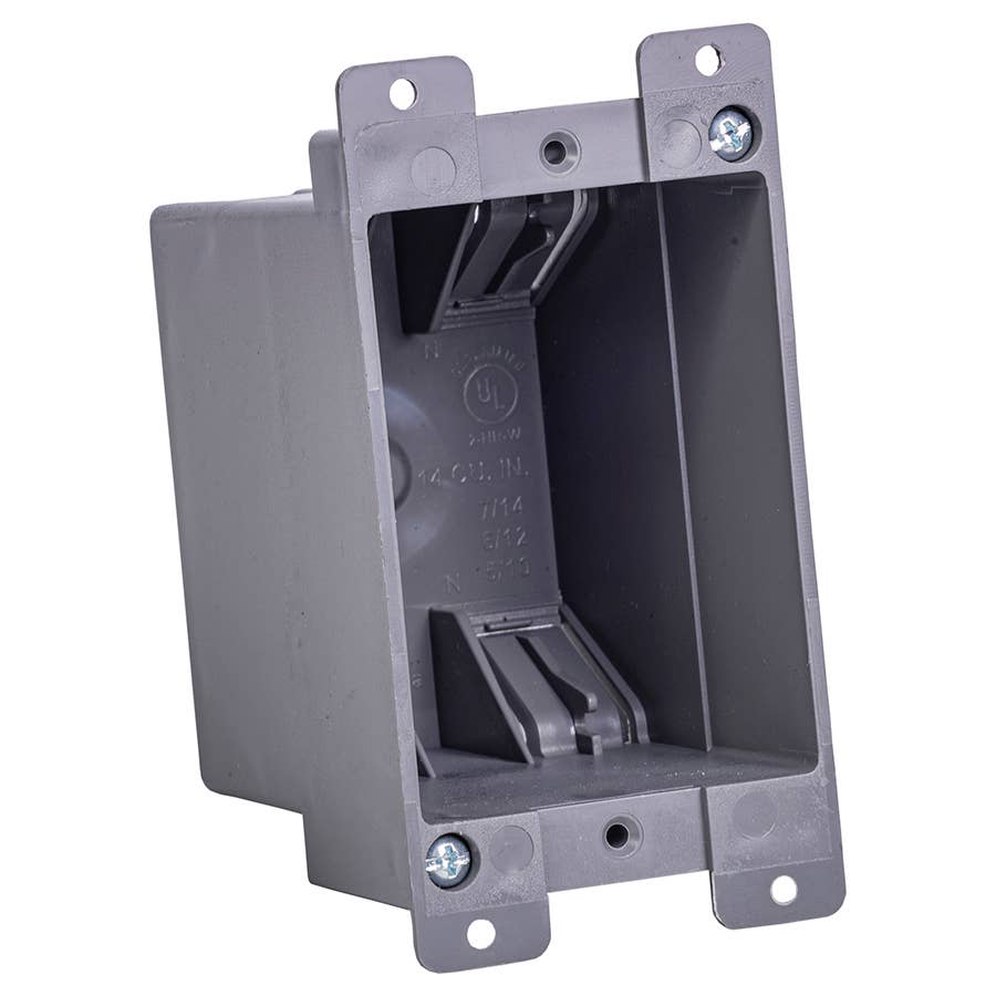 Gardner 1 Gang Old Work PVC Box