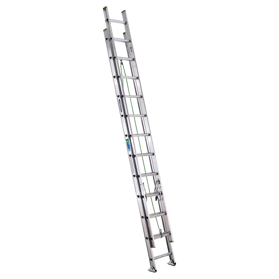 Werner Type II Aluminum D-Rung Extension Ladder