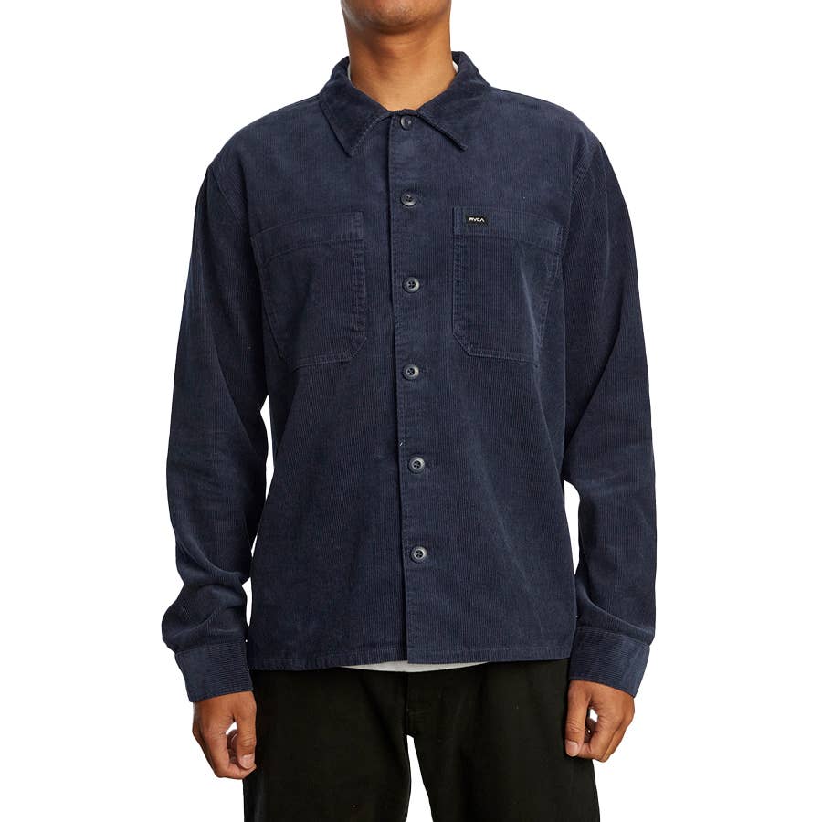 RVCA Men's Americana Corduroy Woven Overshirt