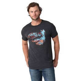 Wrangler Men's Short Sleeve George Strait Shadow T-Shirt