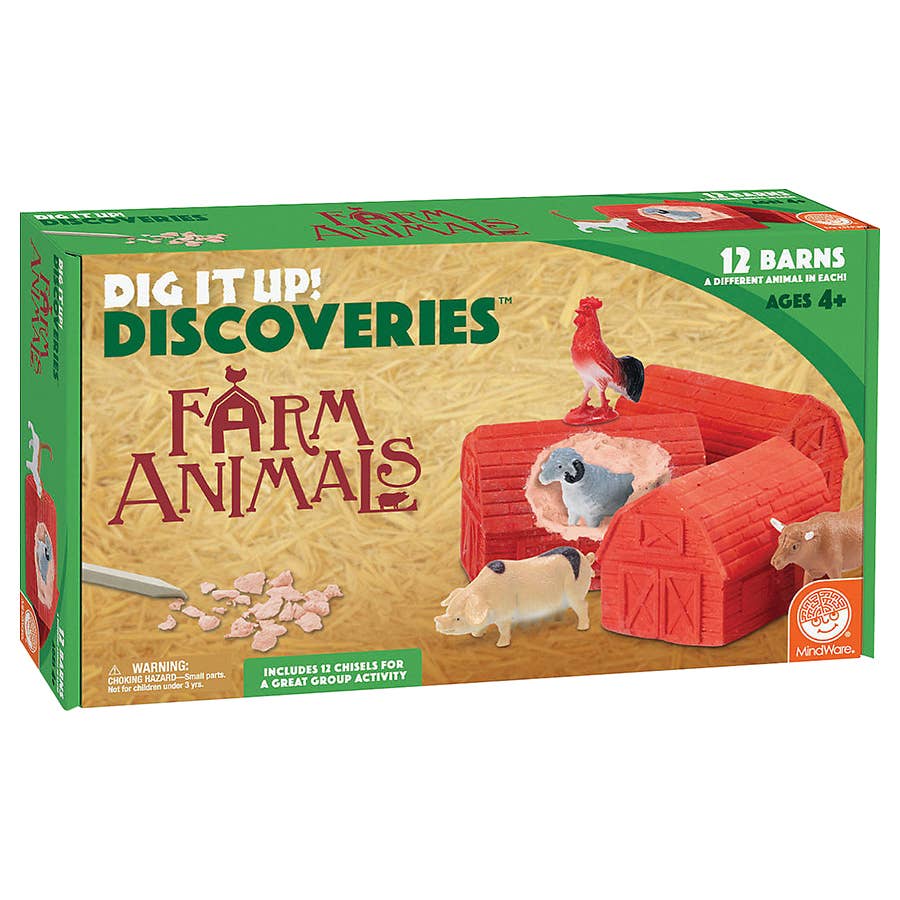 Mindware Dig It Up! Farm Animals