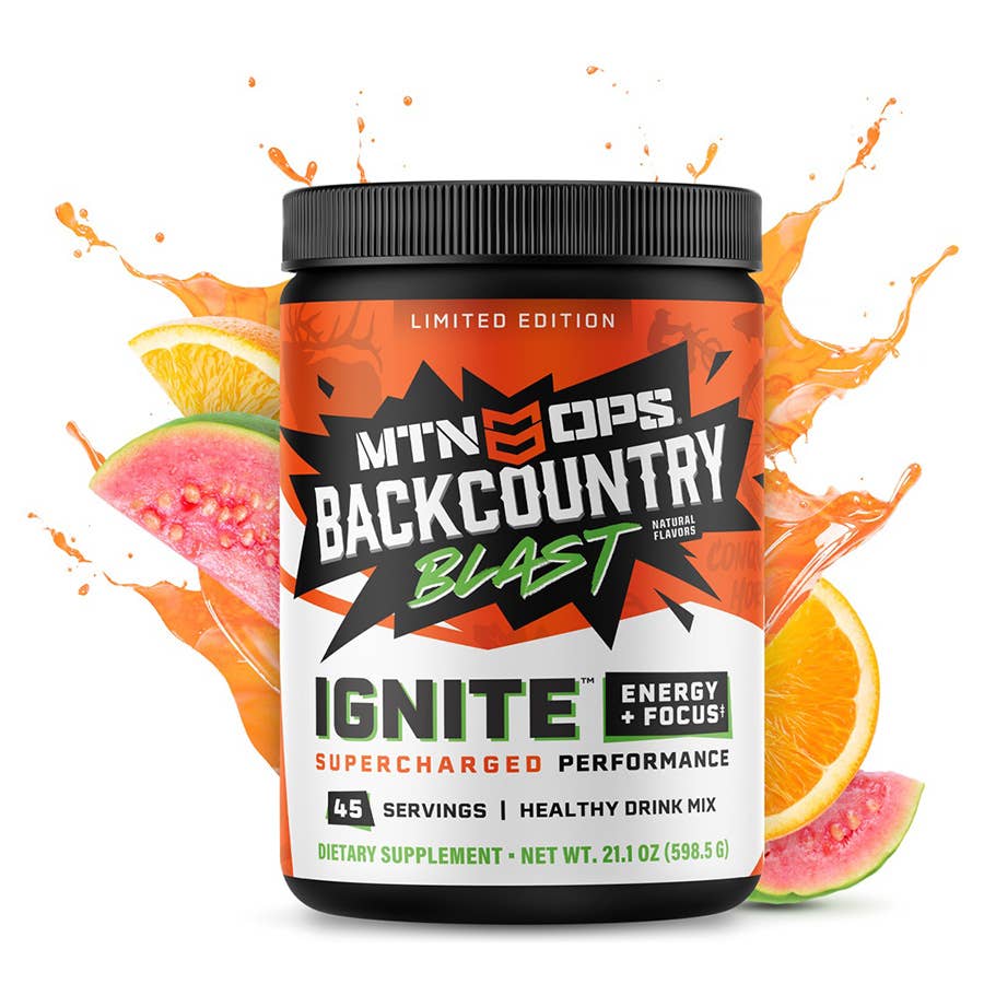 MTN OPS Backcountry Blast Ignite Powder - 45 Servings