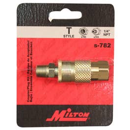 Milton T Style Coupler and Plug