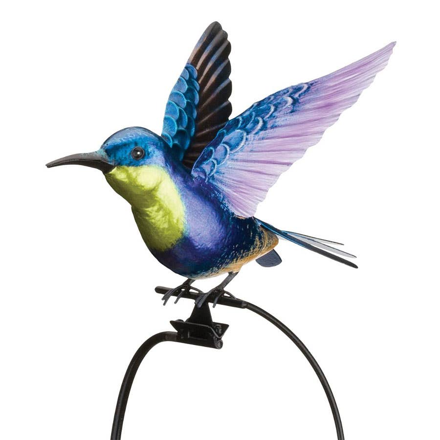 Regal Art & Gift Rocker Hummingbird Stake-Woodnymph - 42.75"