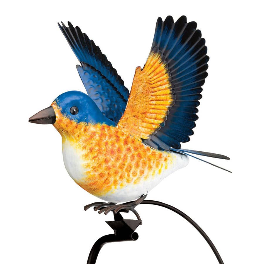 Regal Art & Gift Rocker Bird Stake - Blue Bird - 42"