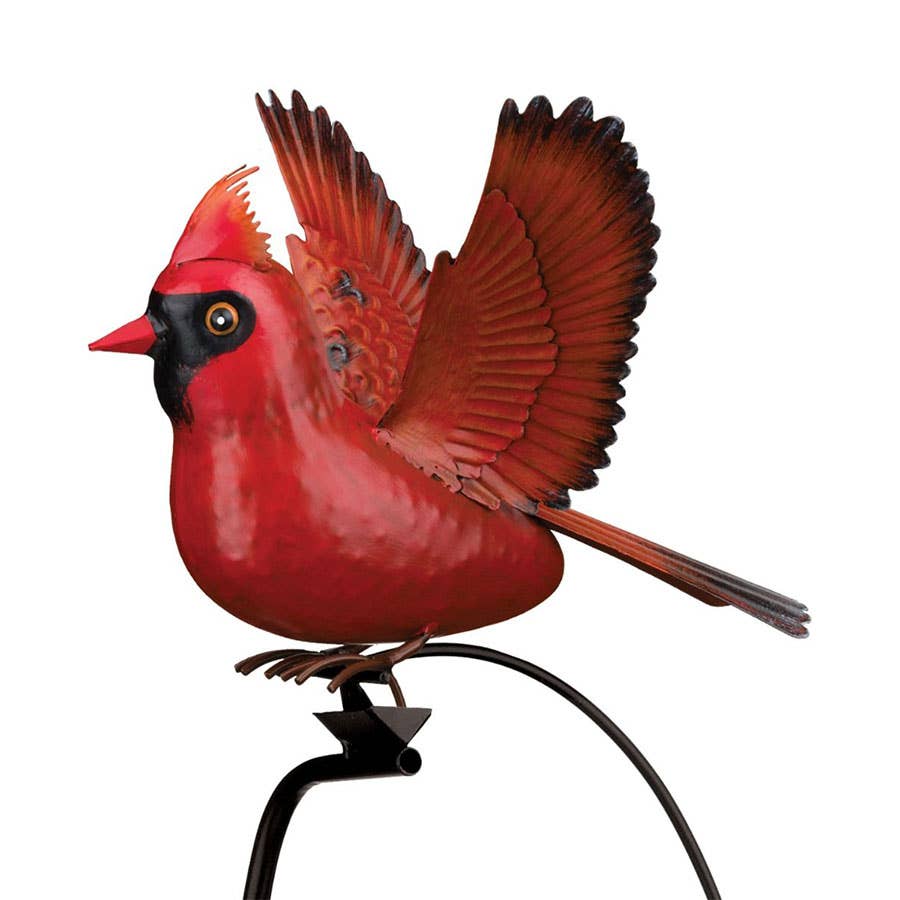 Regal Art & Gift Rocker Bird Stake - Cardinal - 42"