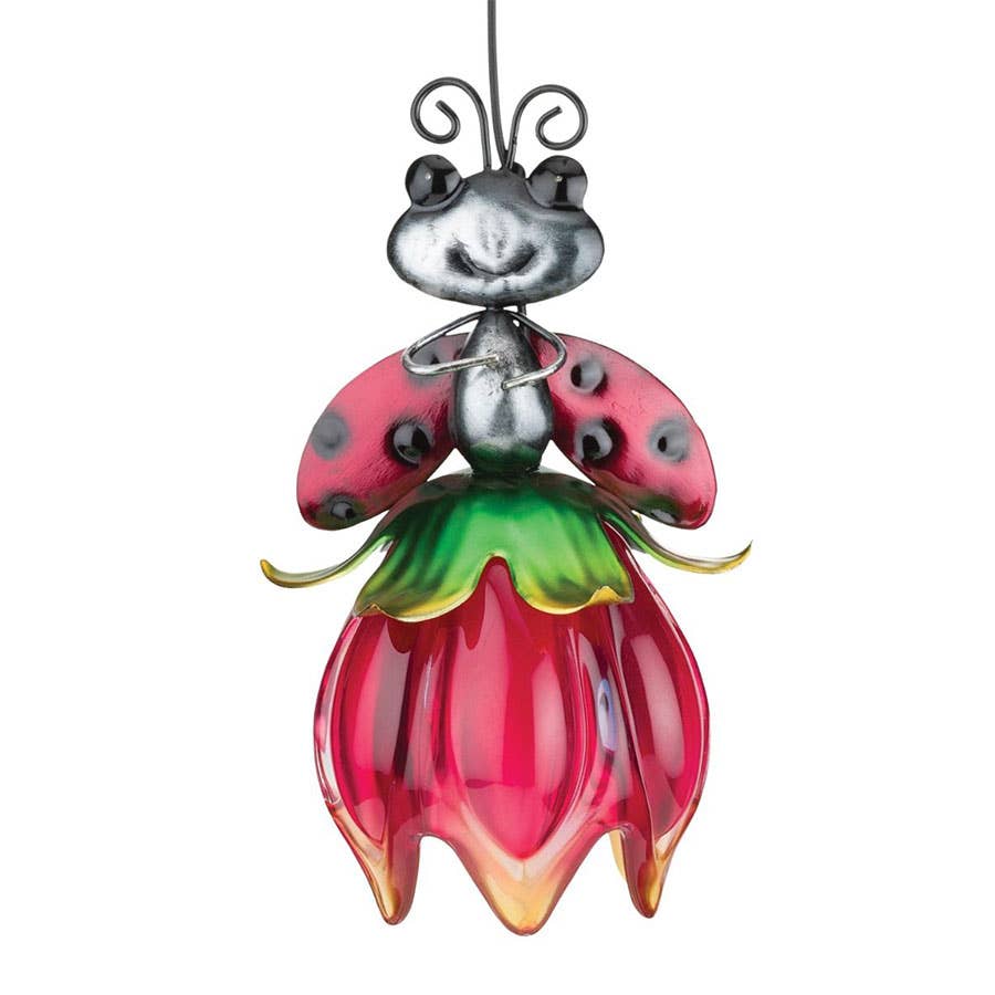 Regal Art & Gift Solar Mini Lantern - Ladybug - 18"