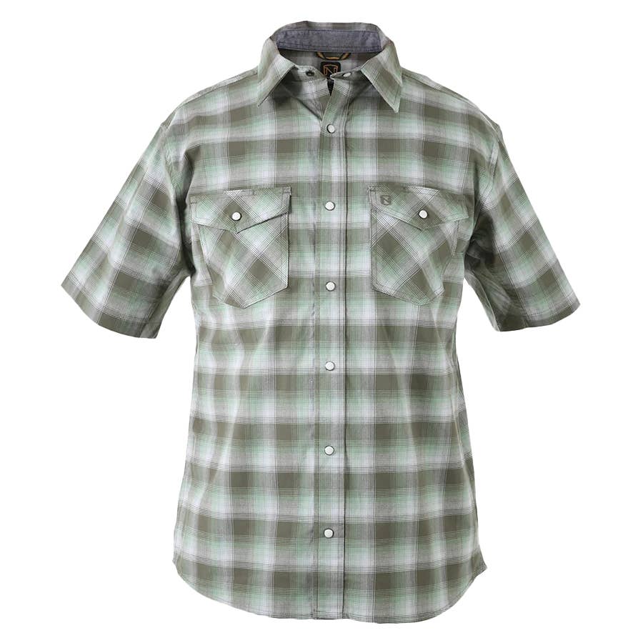 Noble Outfitters Men's Short Sleeve FullFlexx Snap Shirt