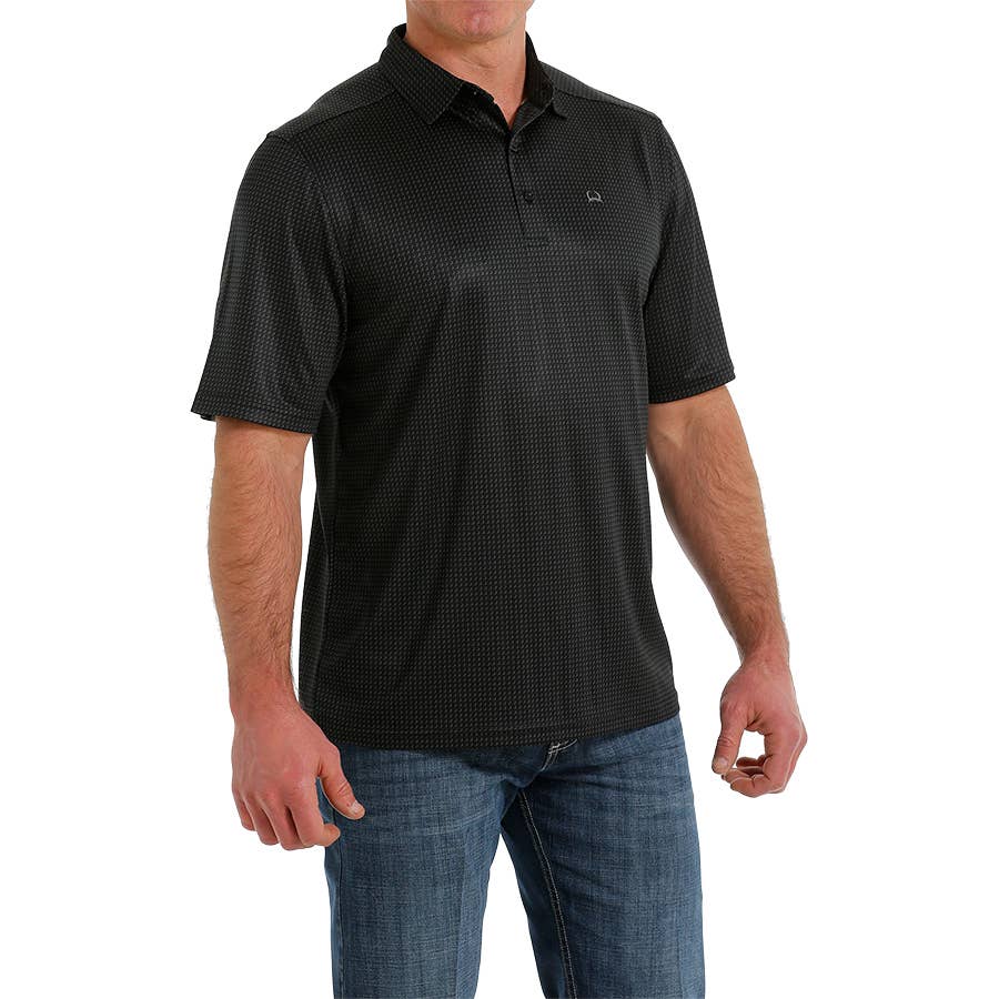 Cinch Men's Short Sleeve Arenaflex Solid Polo Shirt