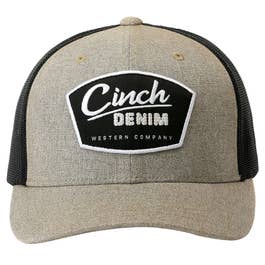 Cinch Men's Cinch Logo Patch Flexfit Trucker Cap