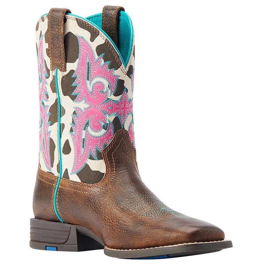 Ariat Girl's Lonestar Square Toe 8" Western Boots