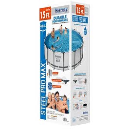 Best Way Steel Pro MAX Above Ground Pool Set