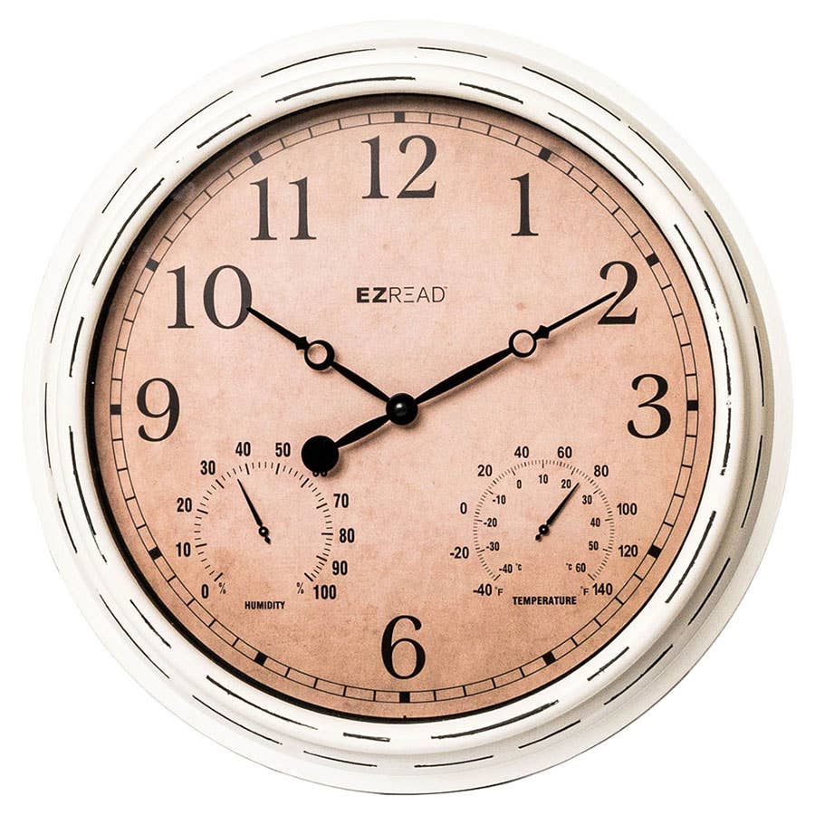 Headwind Consumer Products Weathered Clock/Thermometer/Hygrometer