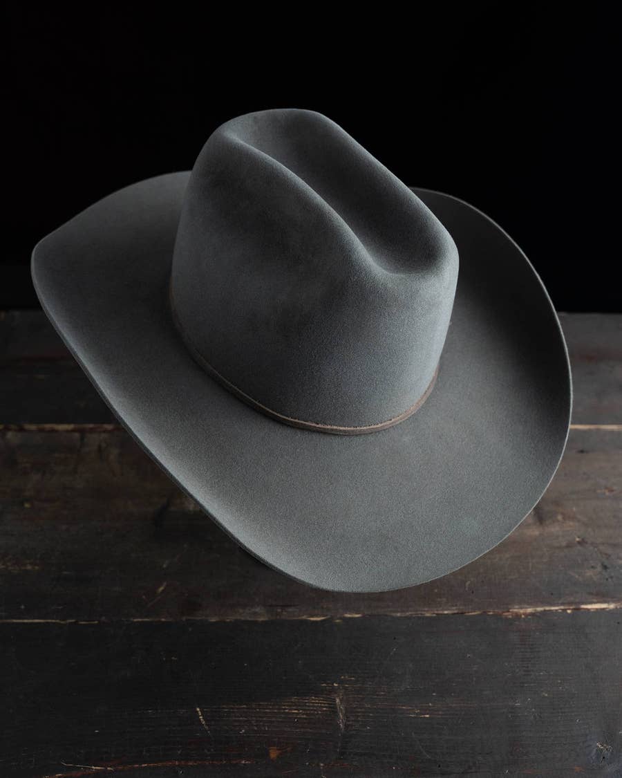 Smith + Rogue Black Cattleman 50/50 Western Hat
