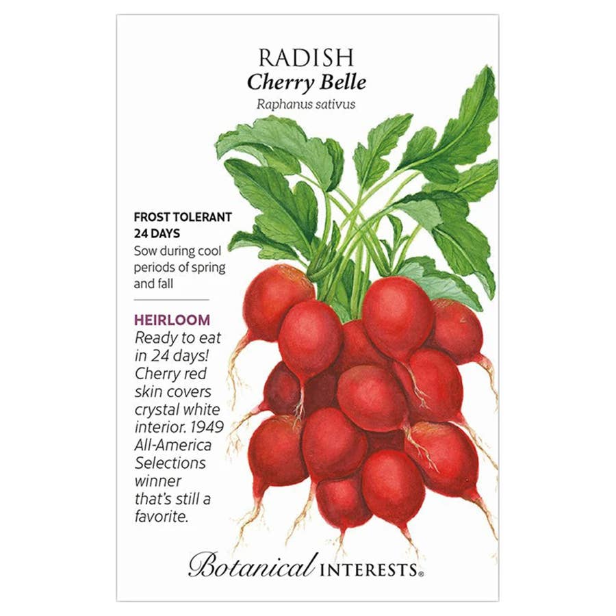 Botanical Interests Radish Cherry Belle Seeds