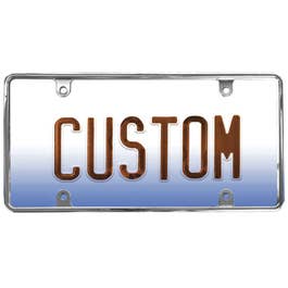 Custom Accessories Chrome Supreme License Plate Frame