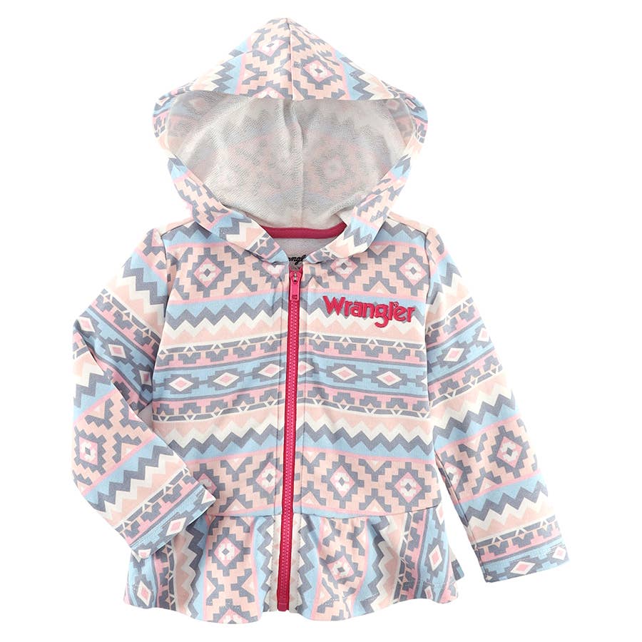 Wrangler Girls Aztec Zip Hoodie