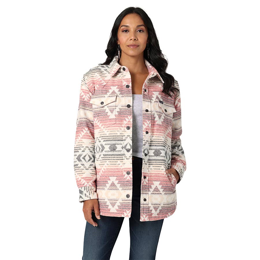 Wrangler Women's Retro Aztec Shacket