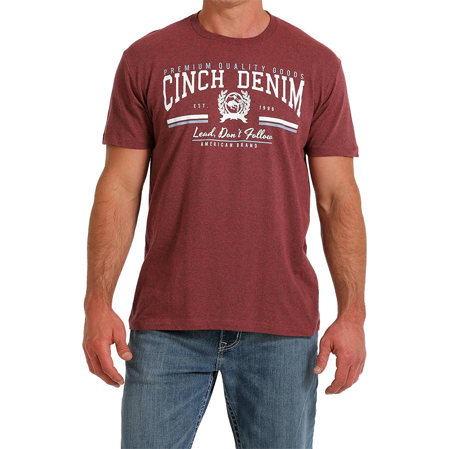 Cinch Men's Short Sleeve Classic Cinch Logo Graphic T-Shirt