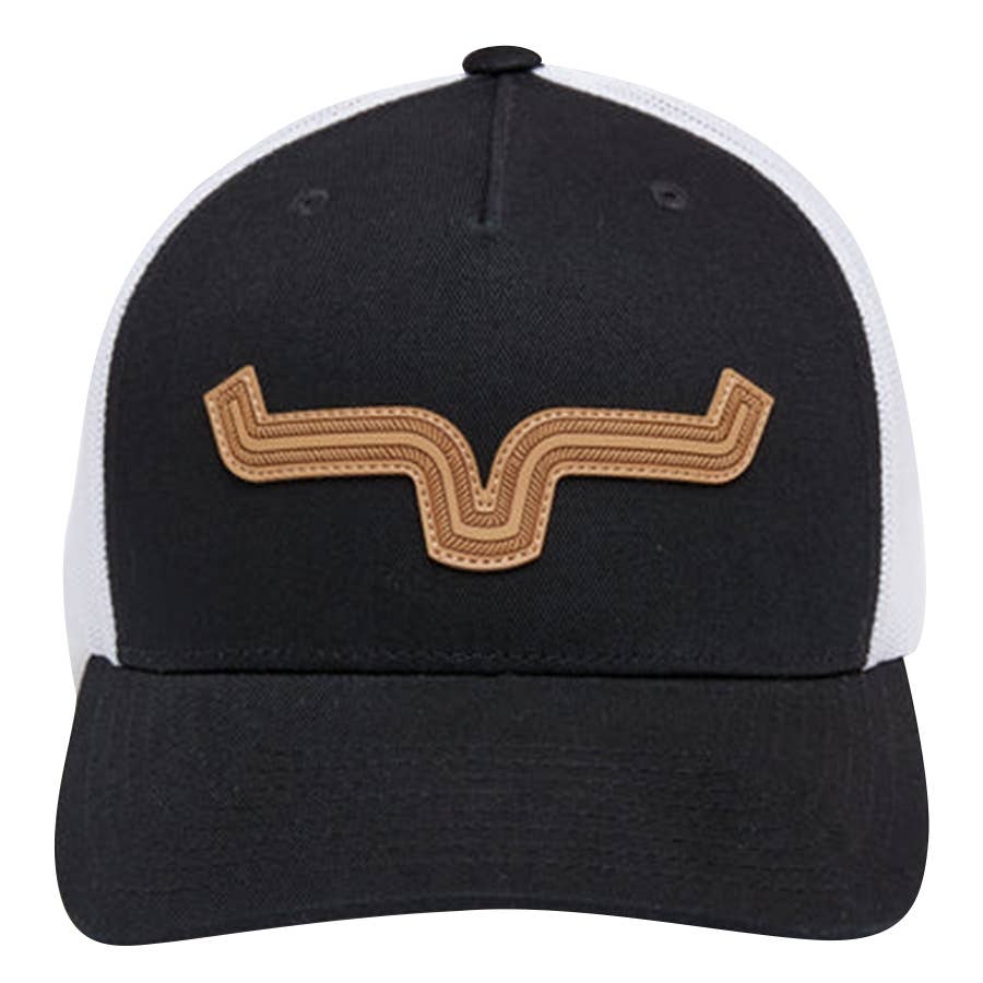 Kimes Ranch Unisex Roped LP Leather Patch Trucker Cap