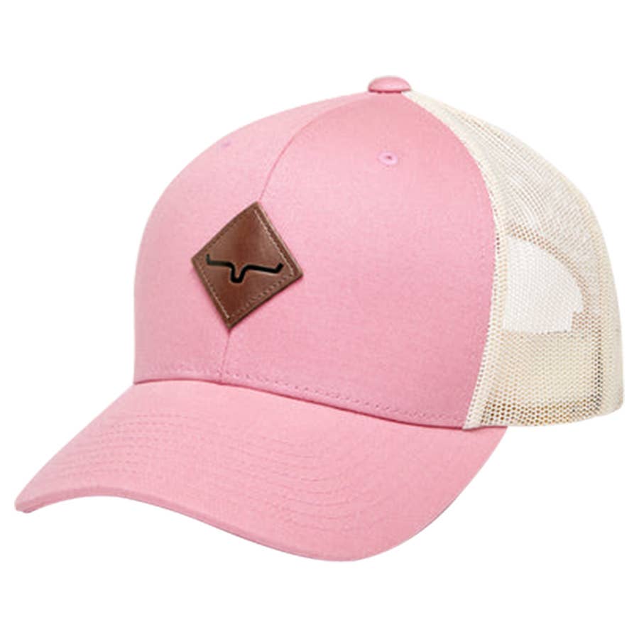 Kimes Ranch Unisex Diamond Leather Logo Patch Trucker Cap