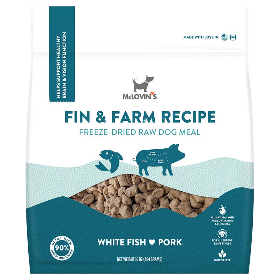 McLovin's Freeze Dried Fin and Flock Recipe Dog Food