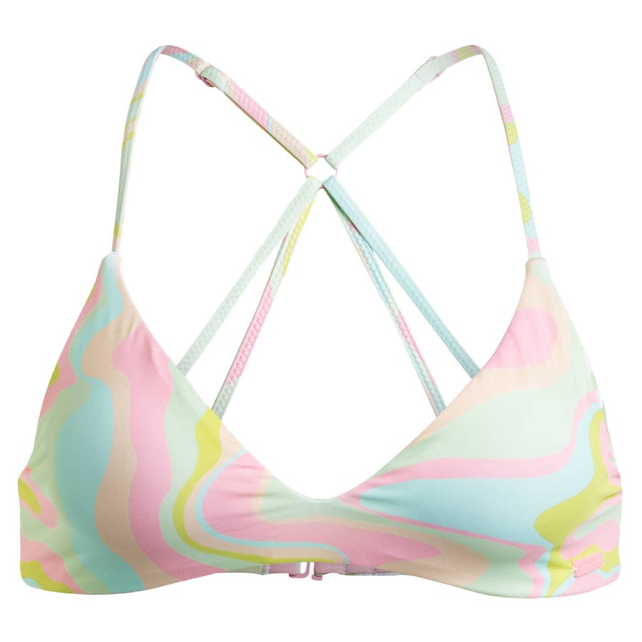 Roxy Women's Tropics Hype Revo Athletic Triangle Swim Top