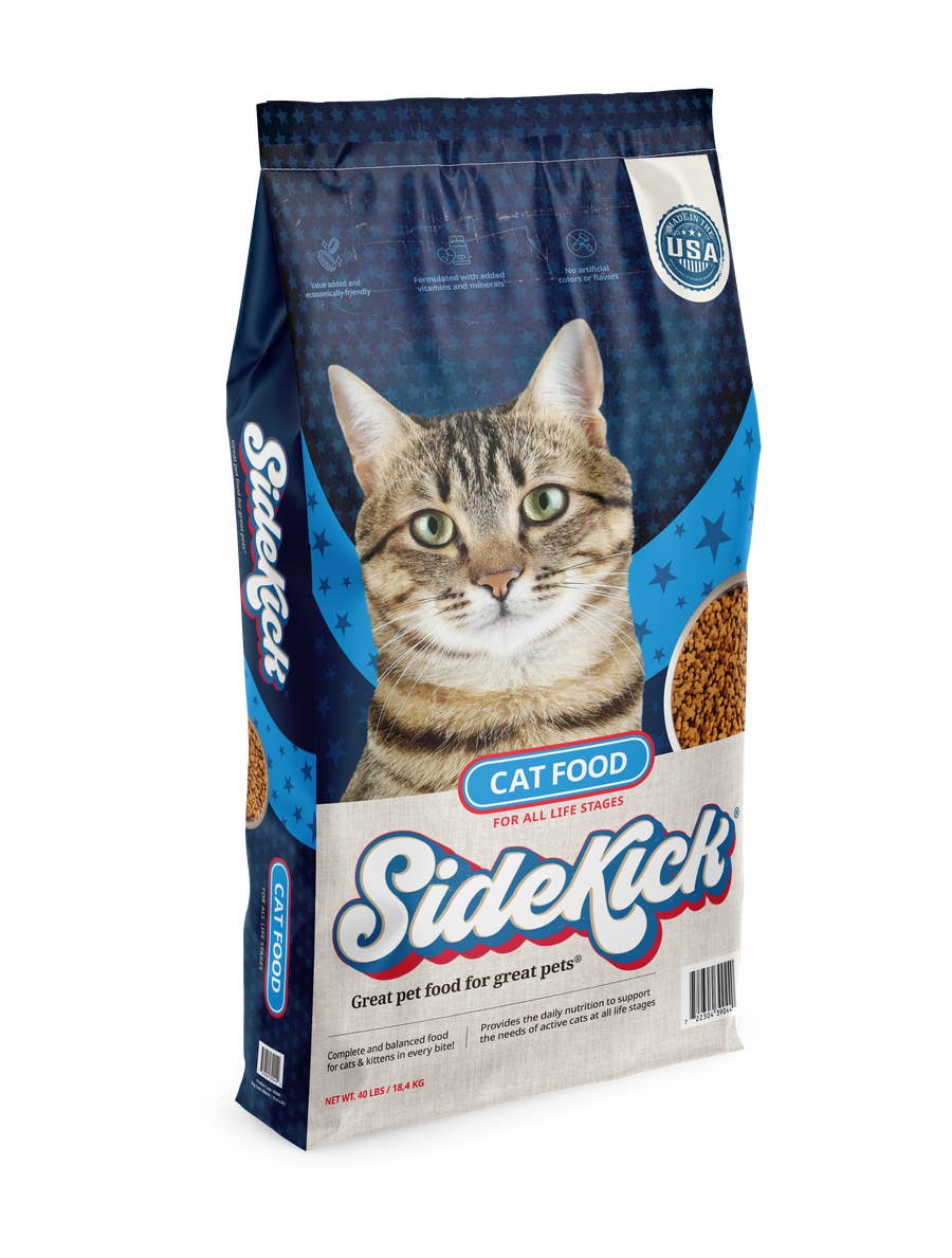 Duralife Sidekick Adult Cat Food - 40 lb