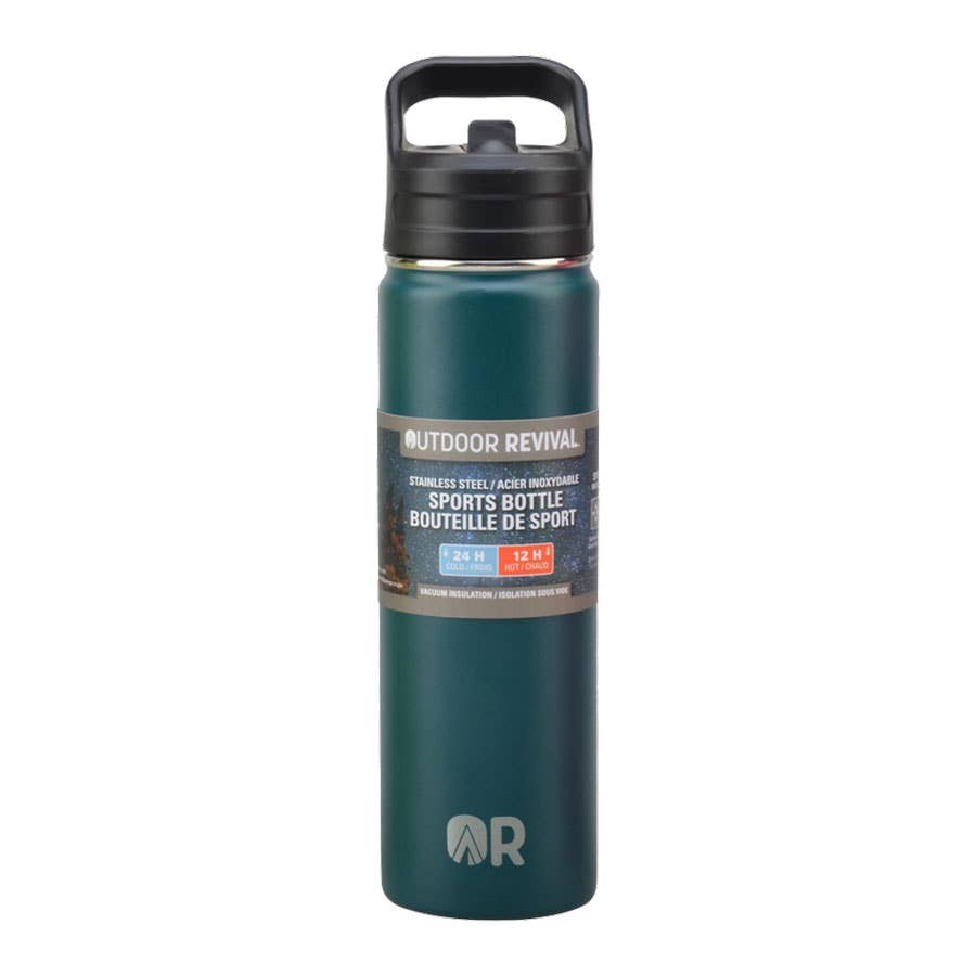 Outdoor Revival Drink Bottle - Teal Blue - 20 oz