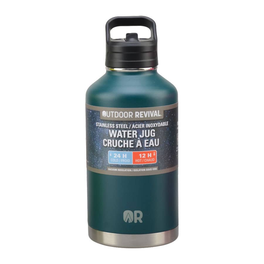 Outdoor Revival Drink Bottle - Teal Blue - 1/2 gal