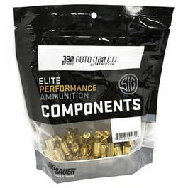 Sig Sauer Unprimed 380 Auto Brass Cartridge Case