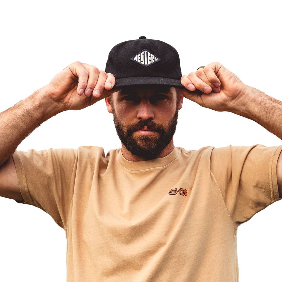 Smith + Rogue Men's Western Wool Cap - Black