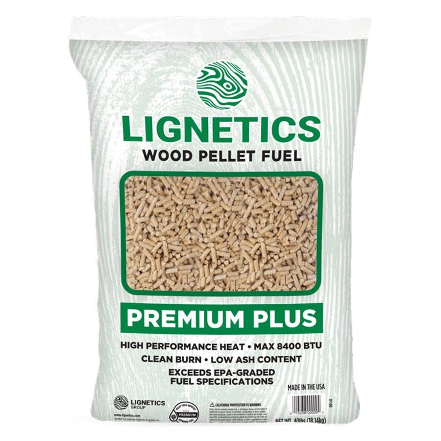 Lignetics Premium Plus Wood Pellets - 40 lbs
