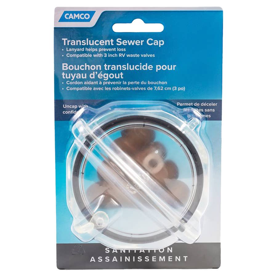Camco Sewer Fitting Clear Storage Cap