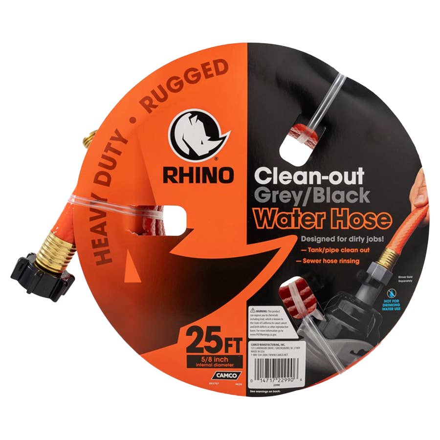 Camco RhinoFLEX 25' Clean Out Hose