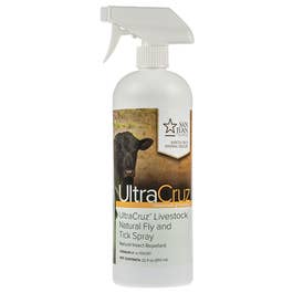 UltraCruz Livestock Natural Fly & Tick Spray - 32 oz