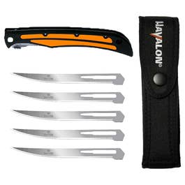 Havalon Baracuta-Edge Fillet Knife with 5 Replacement Blades