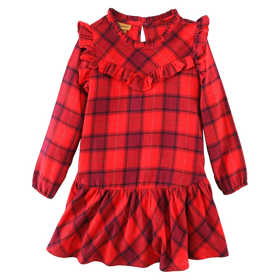 Wrangler Girl's Plaid Dress