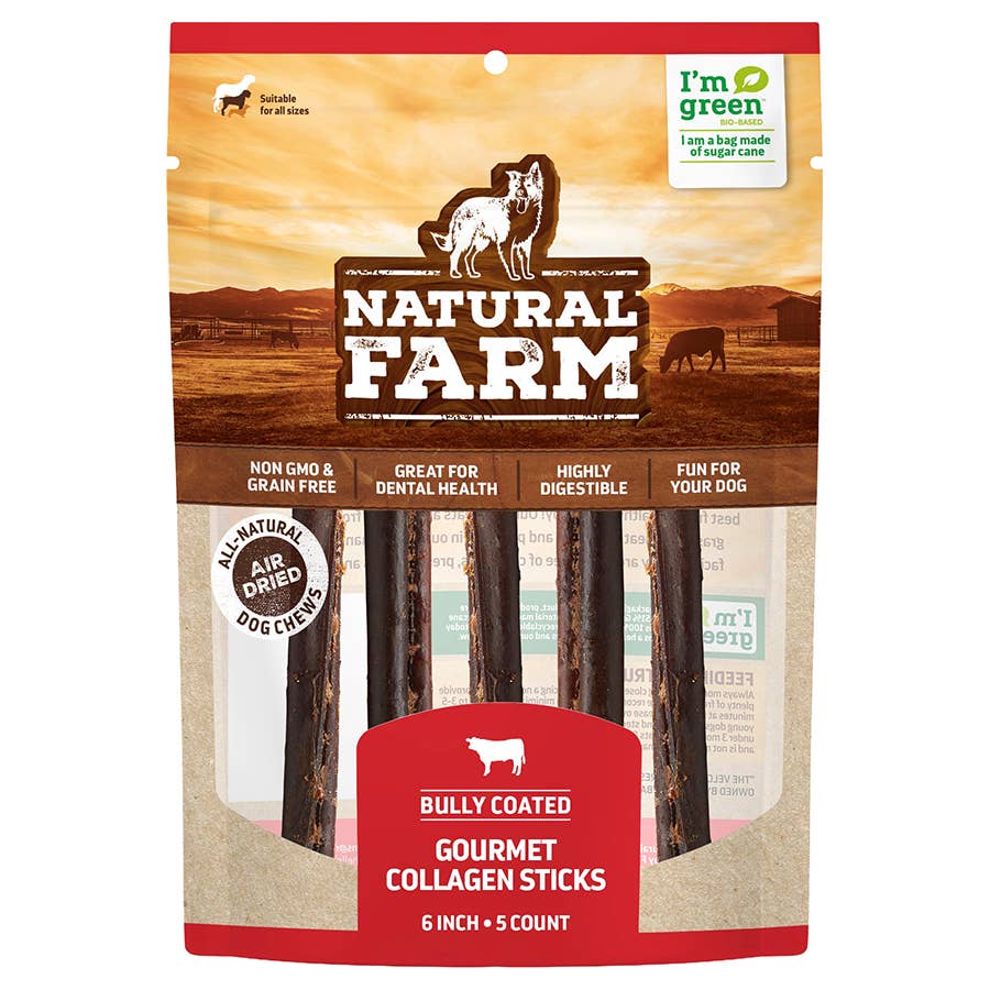 Natural Farm Gourmet Beef Flavor Collagen Sticks