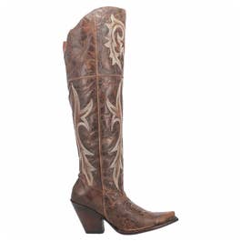 Dan Post Women's Jilted 20" Snip Toe Leather Fashion Boots