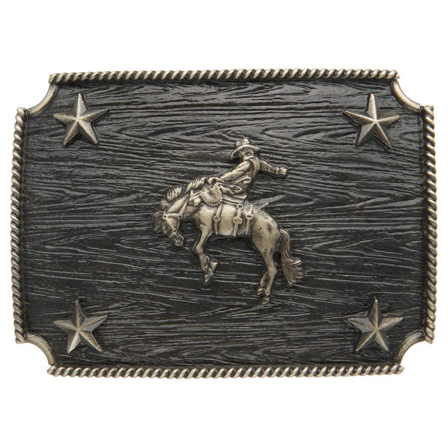AndWest Men's Bronc Rider Iconic Classic Buckle