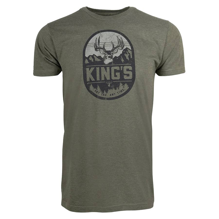 King's Camo Men's Majestic T-Shirt