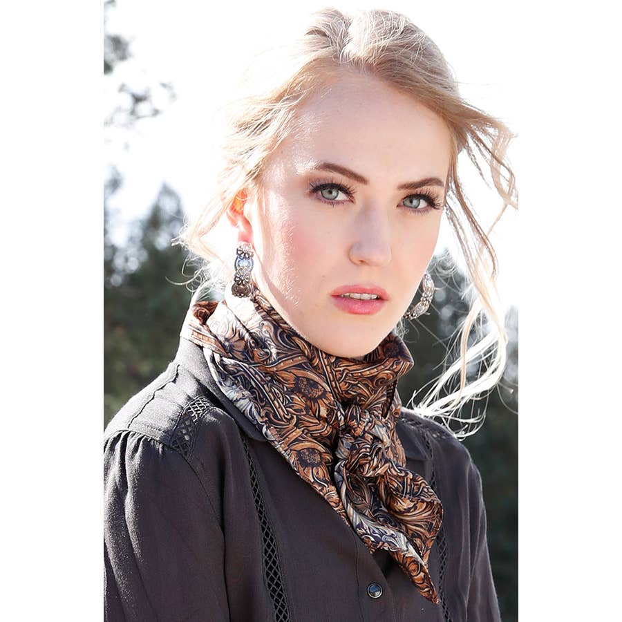Cruel Women's Wild Rag Western Print Scarf