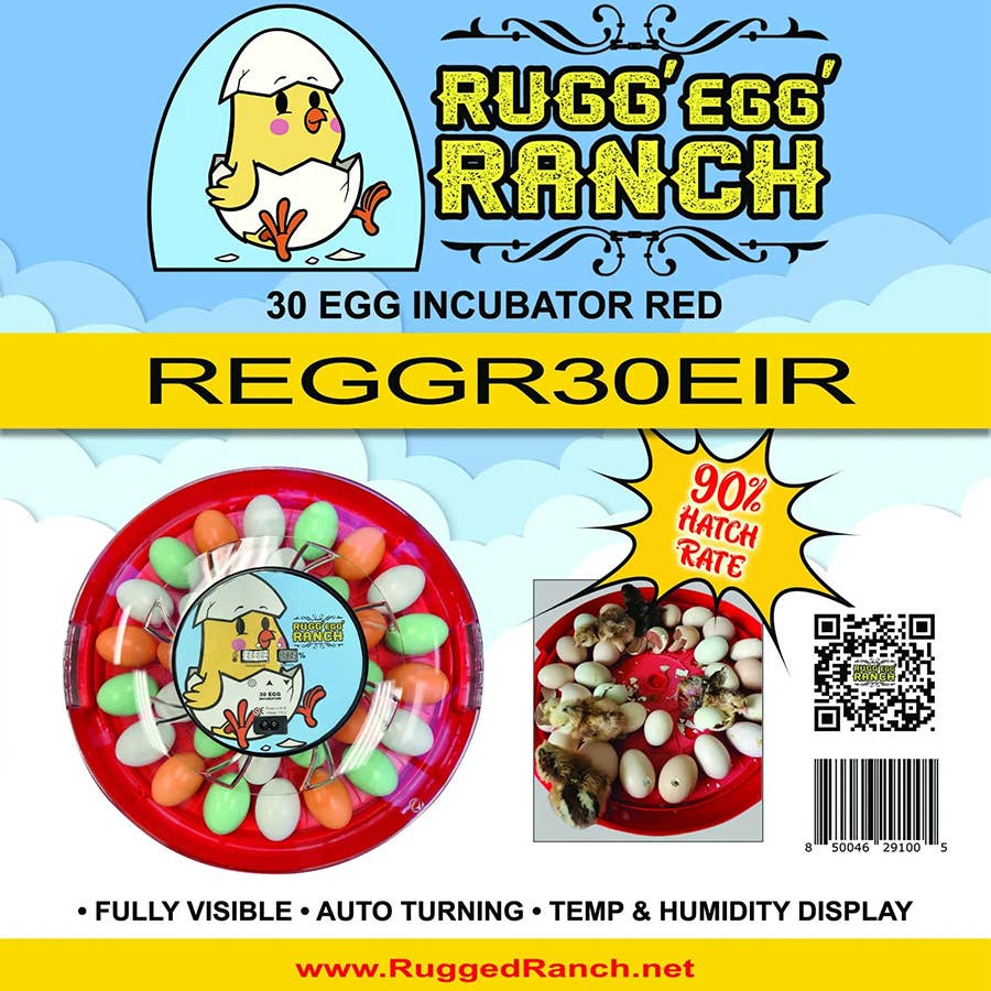 Rugged Ranch 30 Egg Auto Turning Incubator