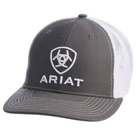 Ariat Men's Ariat Shield Embroidered Mesh Snap Back Cap