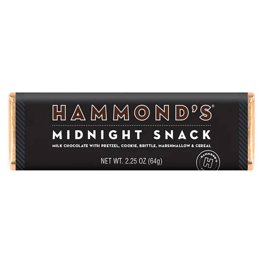 Hammond's Candies Milk Chocolate with Midnight Snack Candy Bar