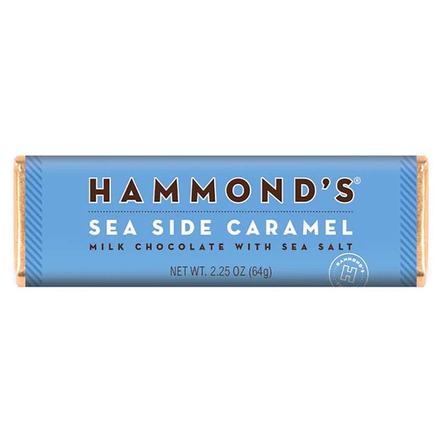 Hammond's Candies Milk Chocolate with Sea Salt and Caramel Candy Bar